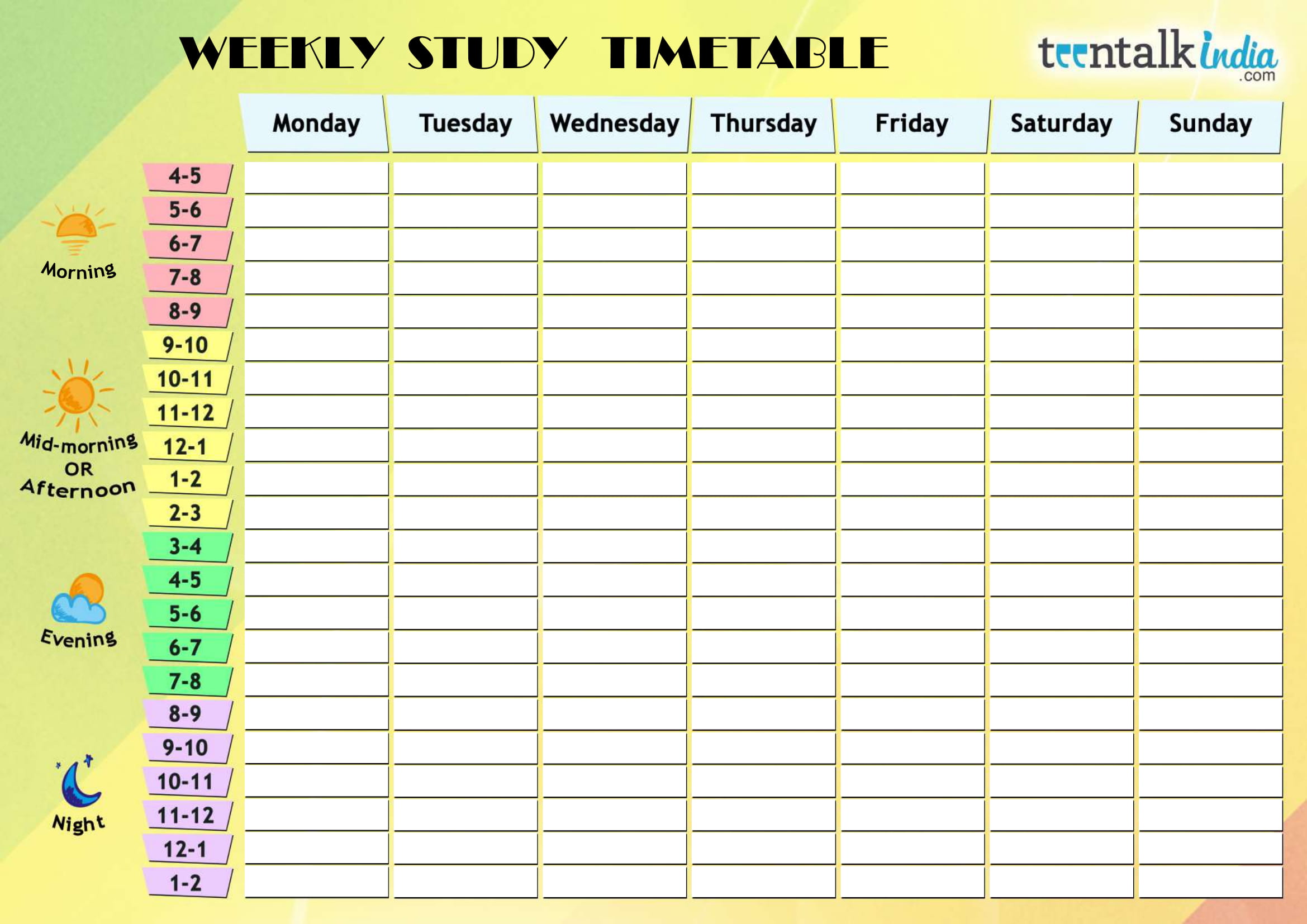 Timetable To Print Whybpo